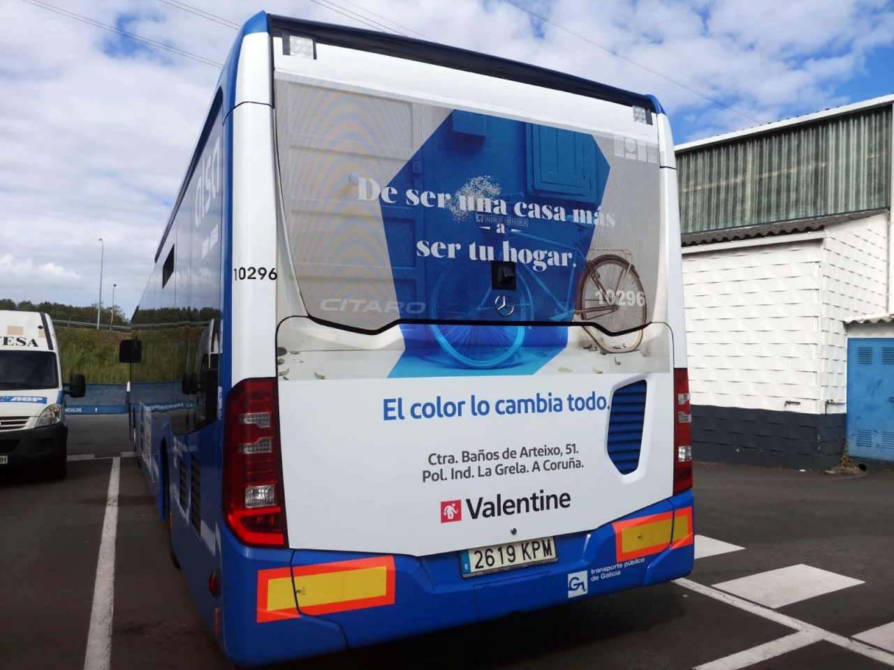 Publicidad en los Autobuses Interurbanos de Coruña